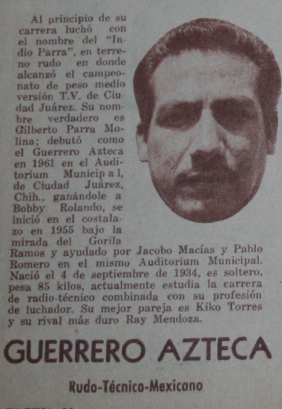 File:Guerrero Azteca (1961) 1964.png - Luchawiki